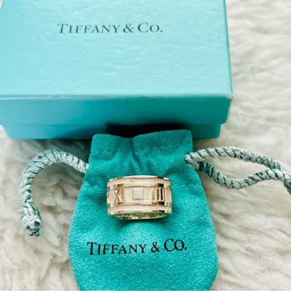 Tiffany & Co. | Jewelry | Tiffany Co Atlas 995 Sterling Silver 925beige ...